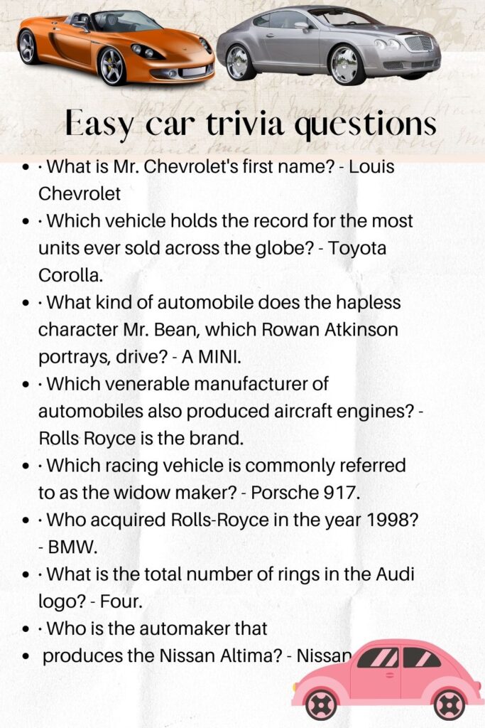 Rev Your Engines An Exciting Journey Through 100 Car Trivia Kids N Rev Your Engines An Exciting Journey Through 100 Car Trivia Kids N
